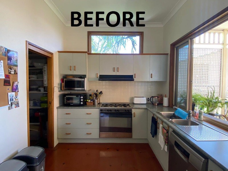 Striking French Navy Sandgate Kitchen Remodel | Haddon Kitchens