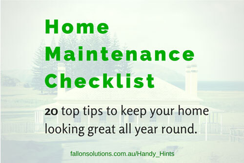 Home maintenance check-list | Keep your home in top condition