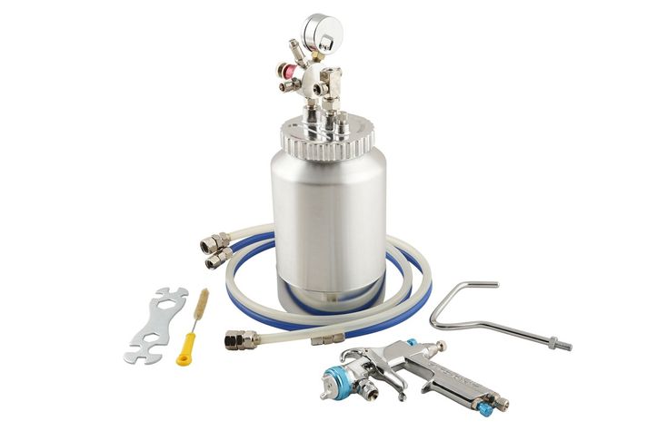 GRP K2P 2Lt Pressure Pot K600S Gun 1.3mm Hose Spray Shop Supplies