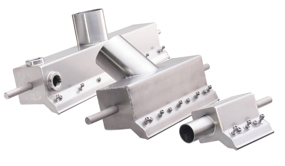 Air knives as part of an air drying system