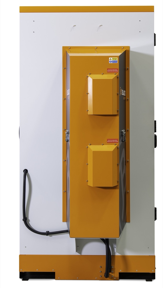 JetBlack Hands-free Personnel Cleaning Booth for worker clean downs