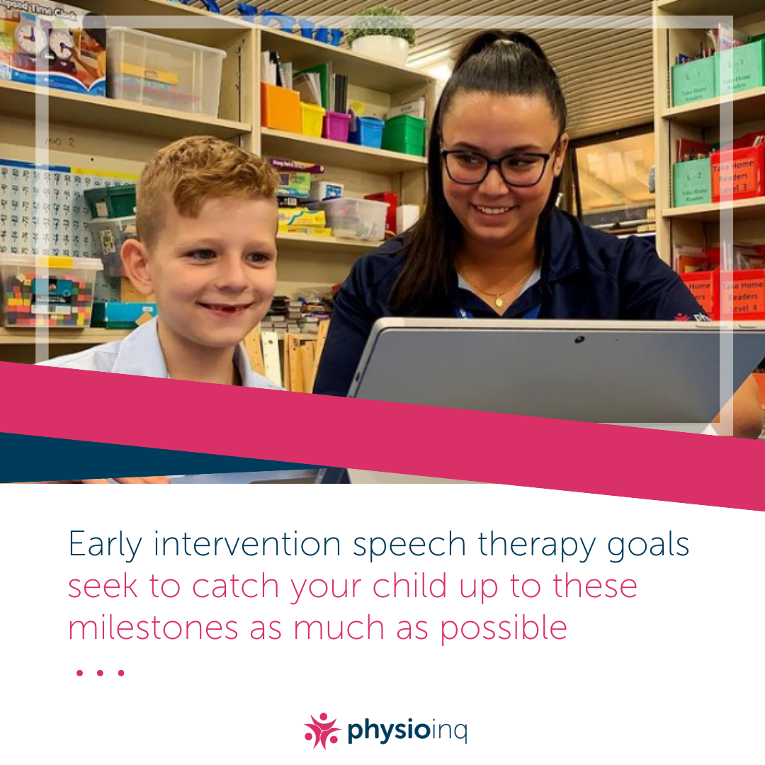 Why is early intervention important for speech and language?