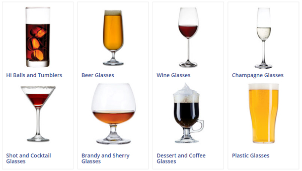 Crockery | Cutlery | Glassware | Stemware