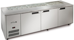 Williams Emerald HE3USSBA 2x1 GN 3 Door Foodservice Counter Fridge