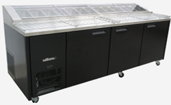 Williams Jade HJ3PCBA 3 Door Pizza Prep Fridge