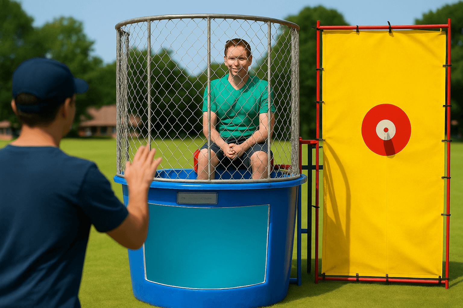 Make a Splash at Your Next Event with Dunking Machine Hire - Planet ...